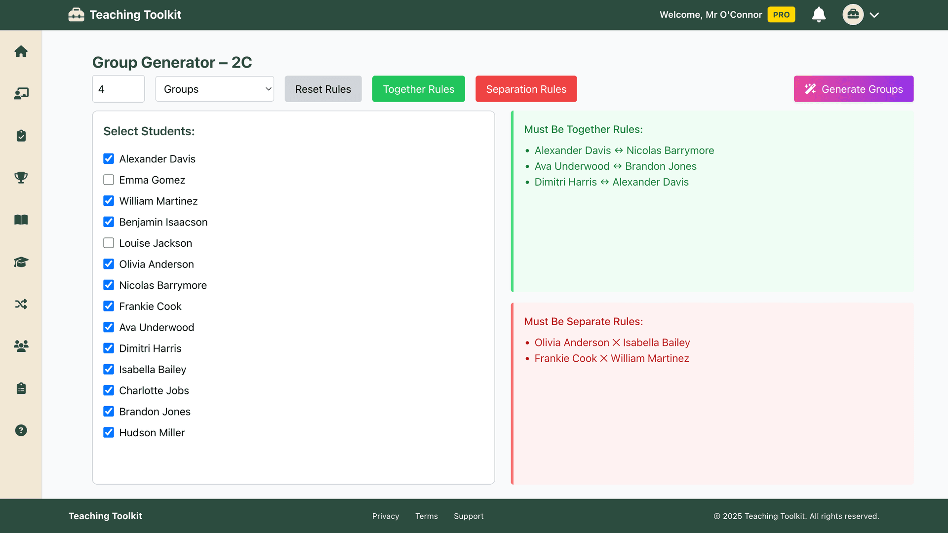 Teaching Toolkit — AI tools for teachers